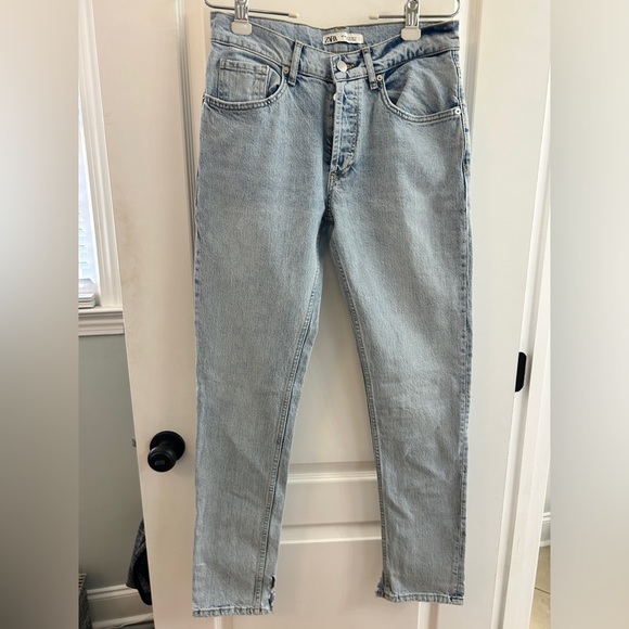 Zara | Jeans | Nwt Zara Split Skinny Jeans Sz Us 3 | Poshmark